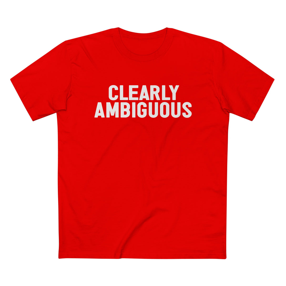 Clearly Ambiguous - Men’s T-Shirt – T-Shirt Hell Australia
